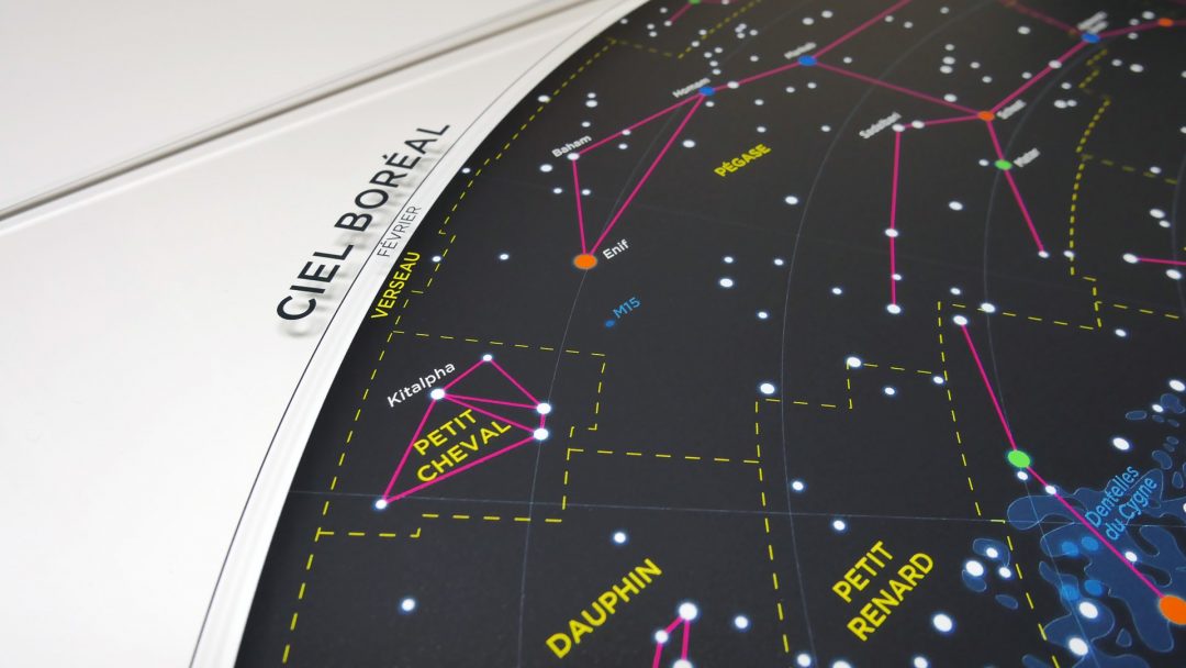 Carte des étoiles - Carte du Ciel - Achat | Original Map